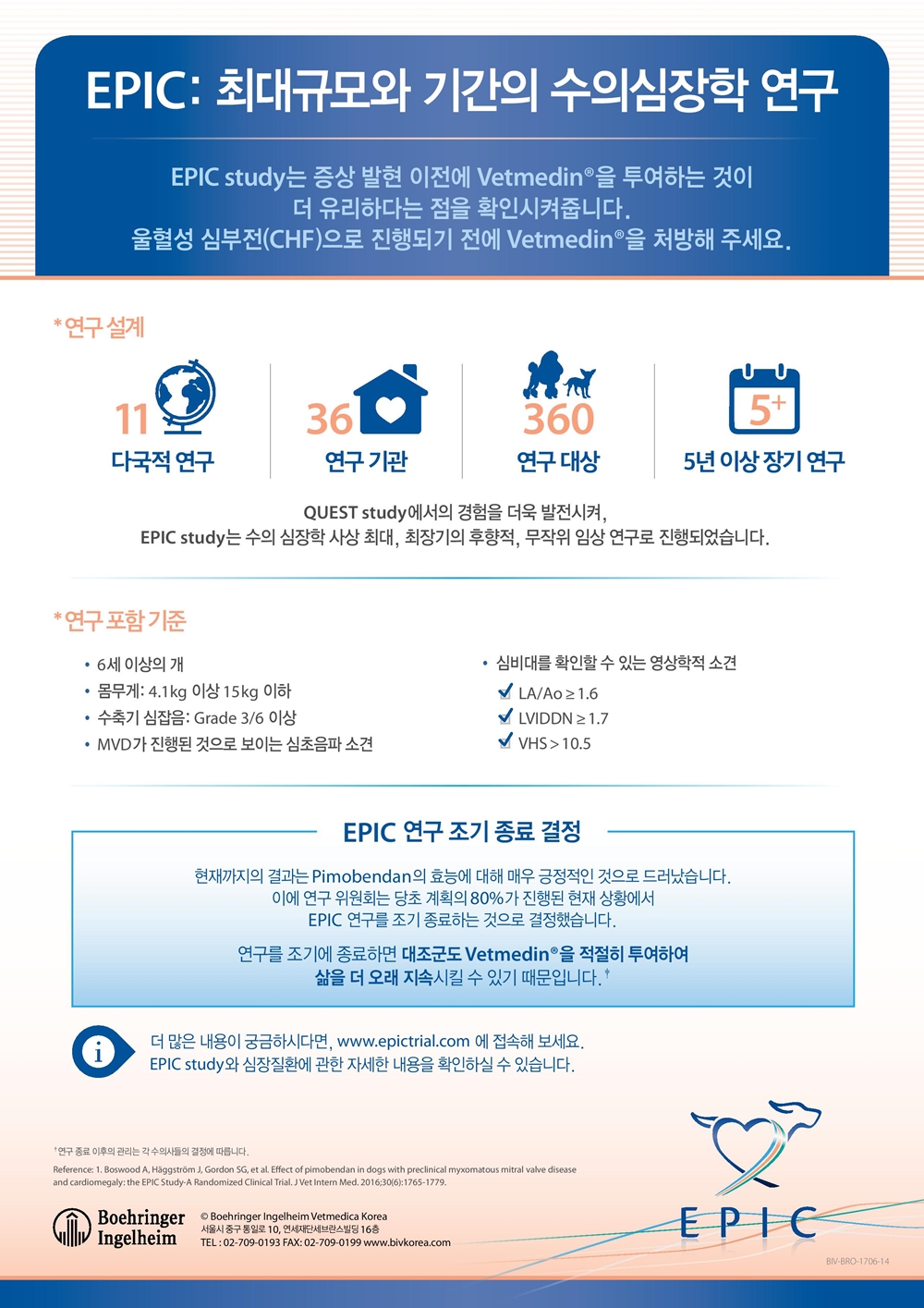 Vetmedin EPIC study – 데일리벳